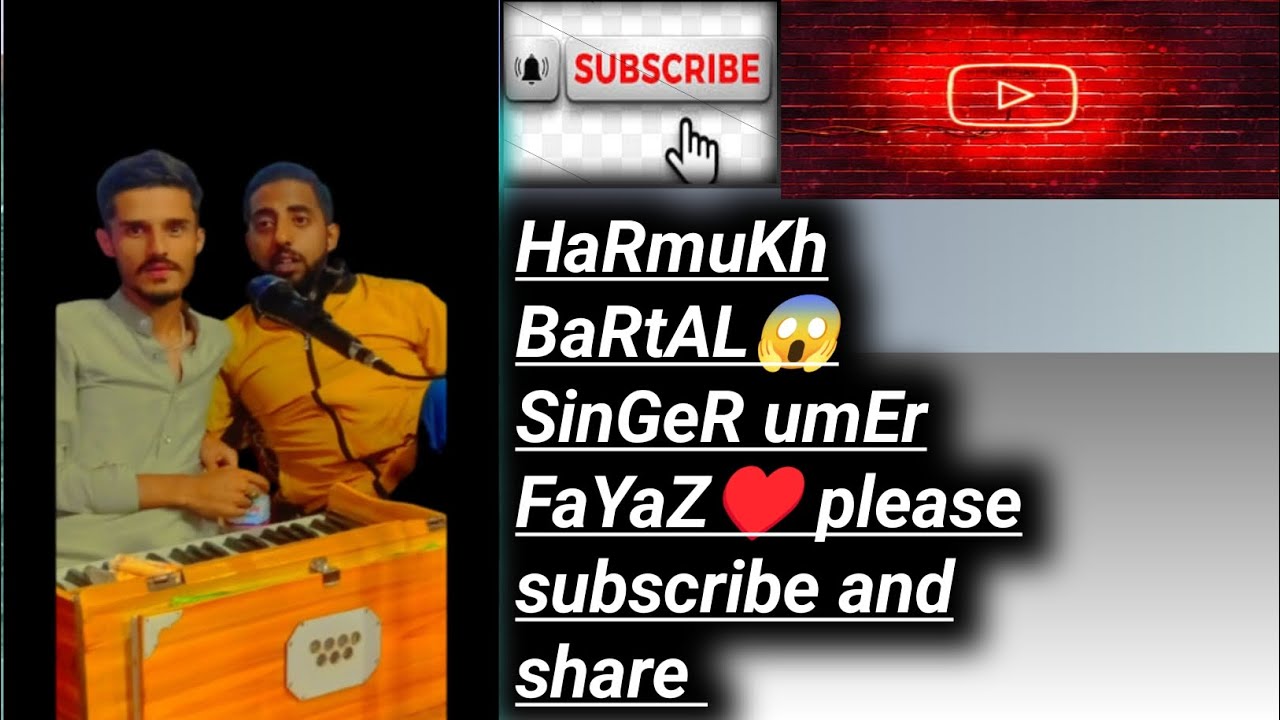 SiNgeR uMer faYaz//soNg🎵HarMukH bArtAL - YouTube