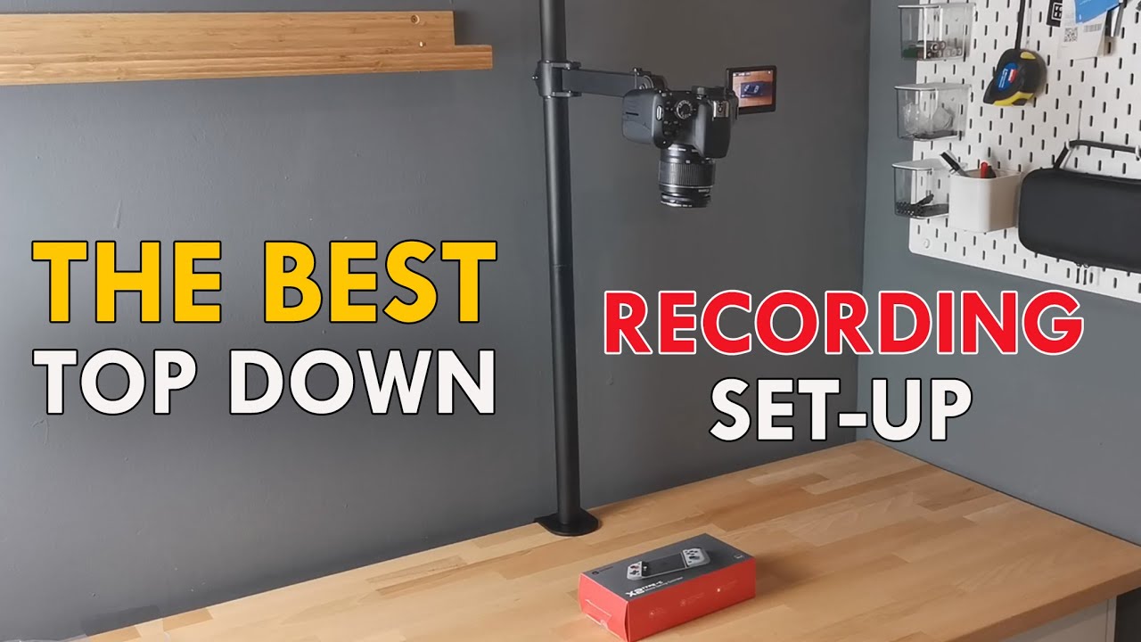 How To Record Top Down Videos - Easy Overhead Set-ups - YouTube