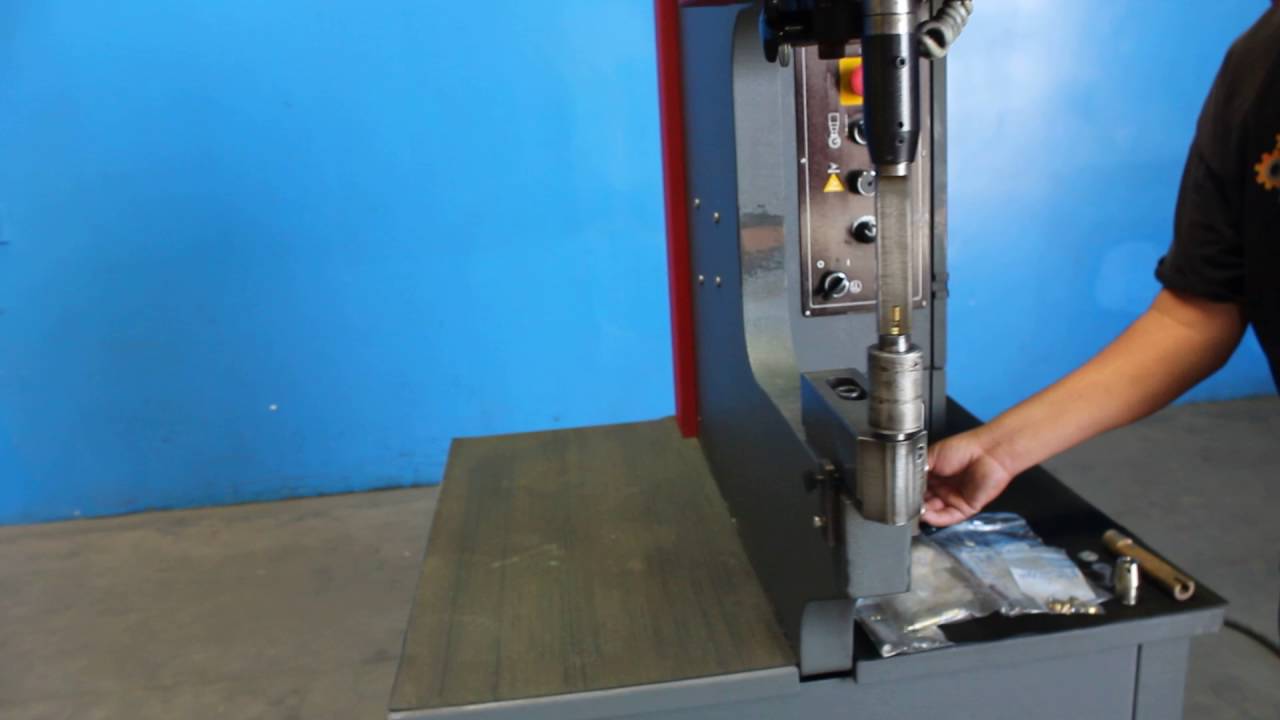 Haeger - Insertion Press | 6 Ton Stock #7357 - YouTube