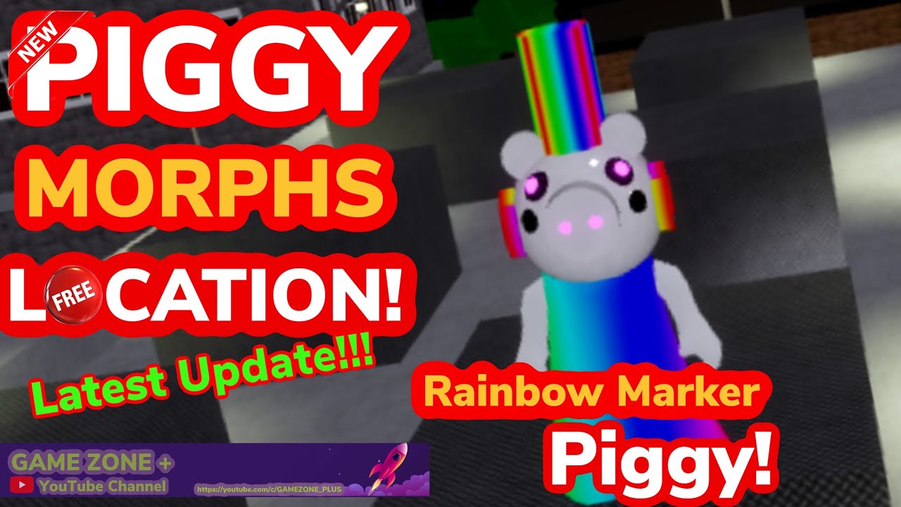 How to get the Rainbow Marker Piggy in ROBLOX FIND THE PIGGY MORPHS ...
