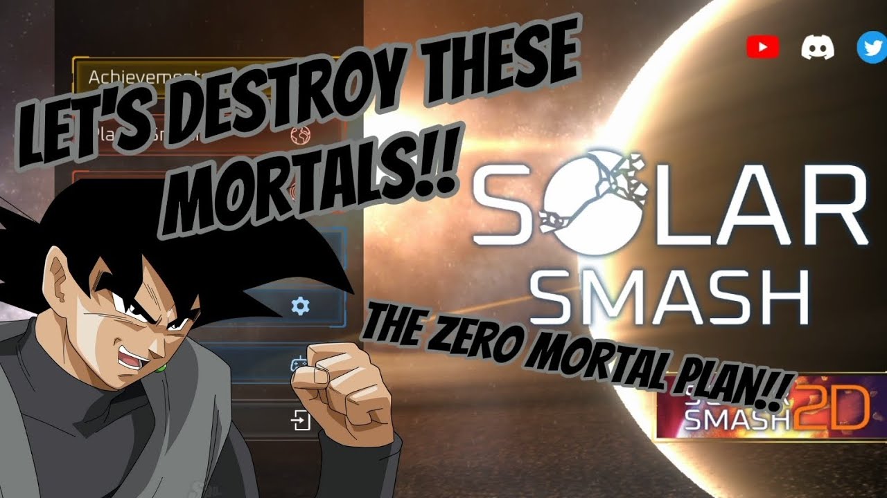 GOKU BLACK plays SOLAR SMASH!!| The Zero Mortal Plan is Back and it ...