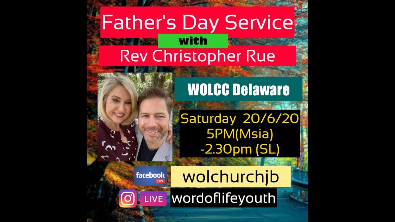 BTC 6 Rev Christopher Rue Special Message to us for Father's Day 2020 ...