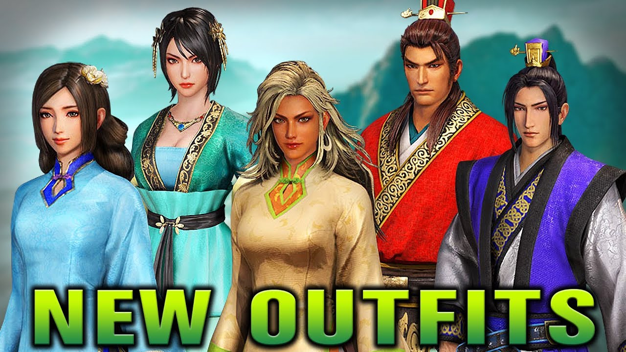 DYNASTY WARRIORS 9 New Informal Outfits: Zhurong, Xingcai, Cai Wenji ...