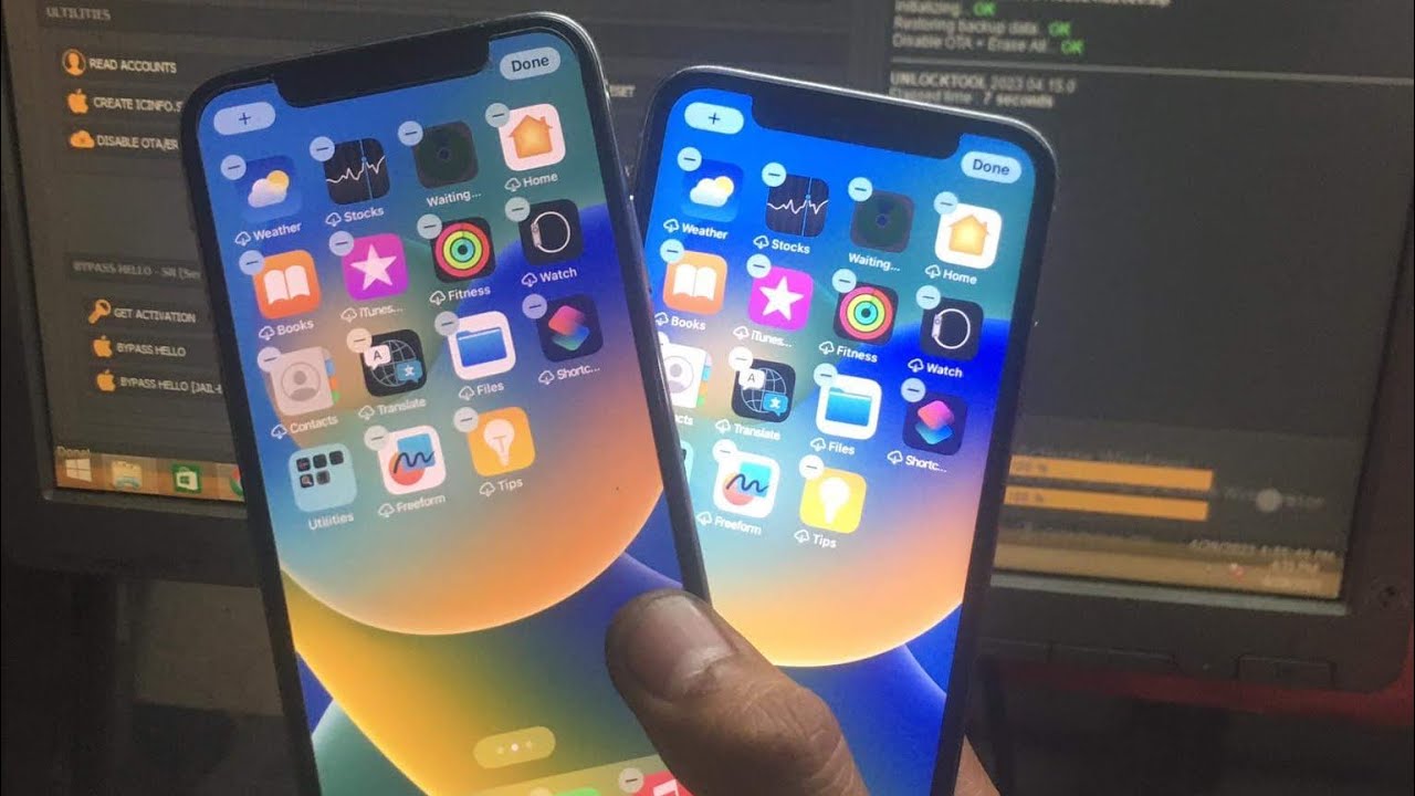 How to bypass iphone icloud lock with sim signal - YouTube