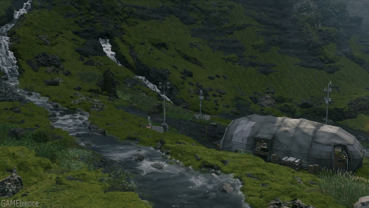 3 Hour - Death Stranding - MULE Camp Ambience - YouTube