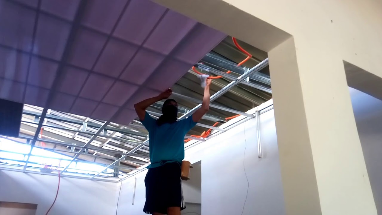 PVC Panel installation - YouTube