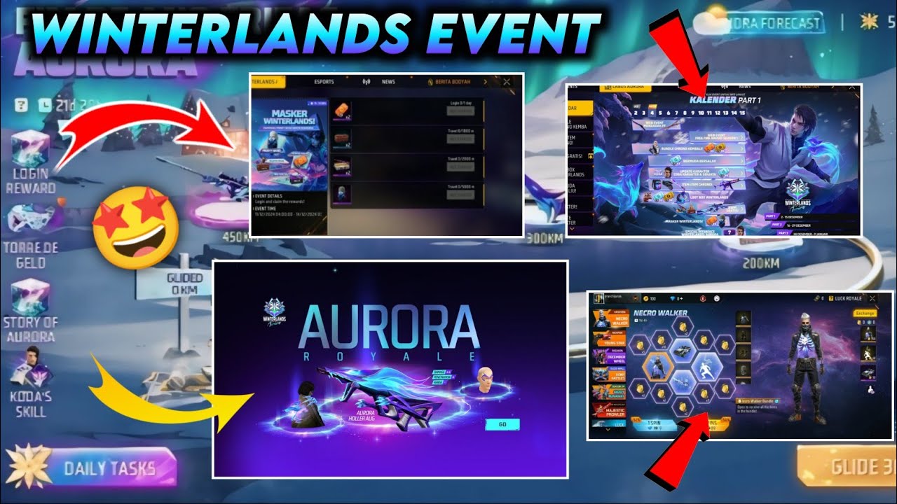 How To Complete Winterland Event Free Fire 🤯 | Free Fire New Event | Ff ...