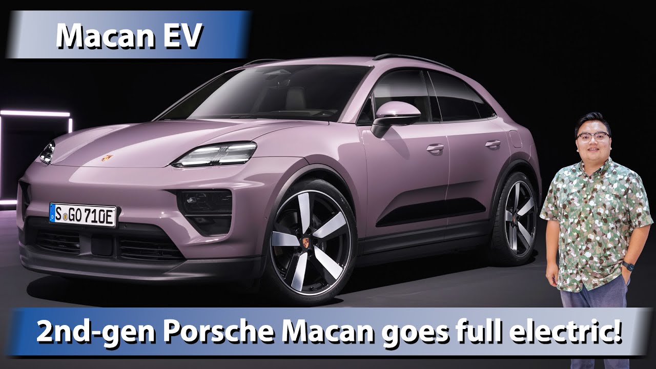 2024 Porsche Macan - all-new second-gen goes full electric! - YouTube