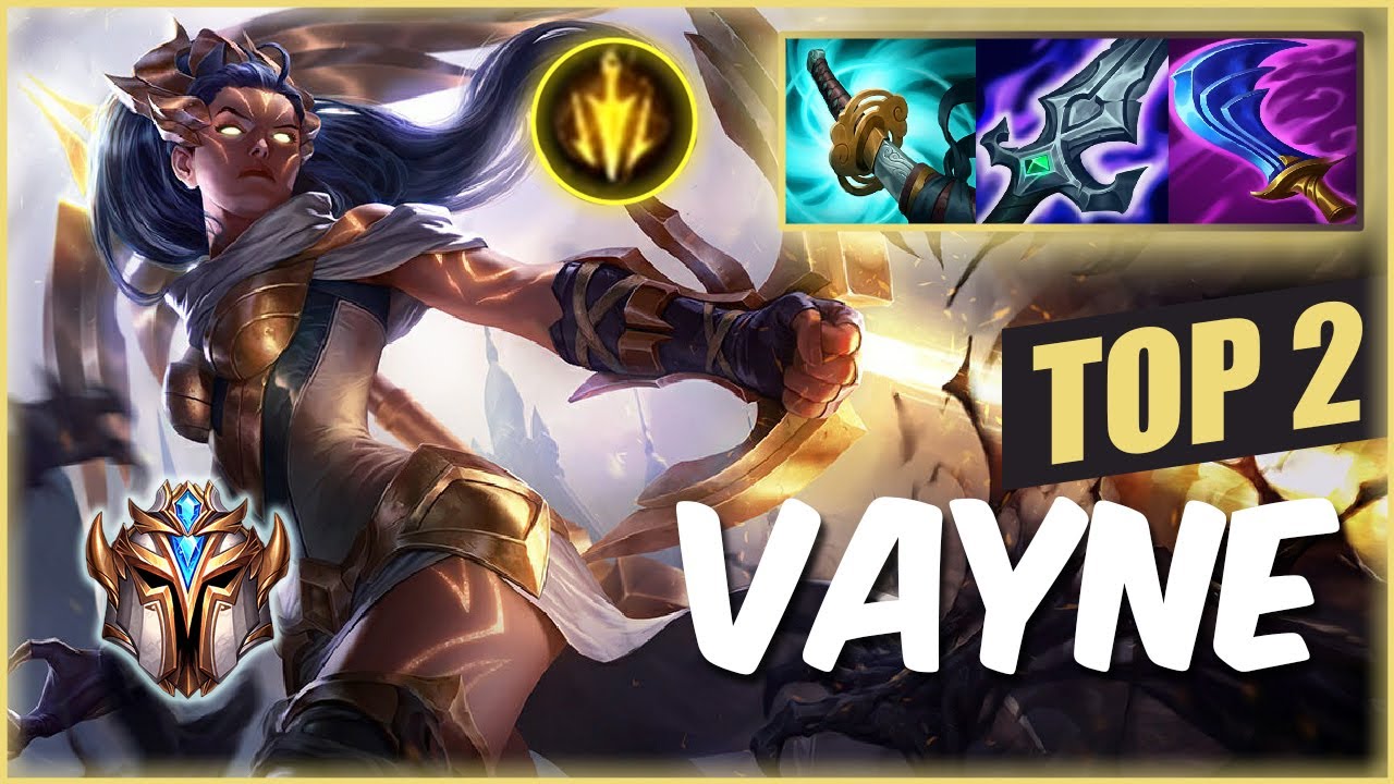 [Wild Rift] Vayne TOP 2 - S8 Challenger ranked game + build - YouTube