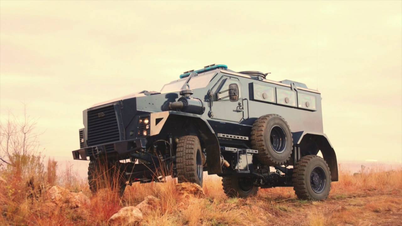 AAD 2016: DCD Springbuck XD EOD vehicle - YouTube