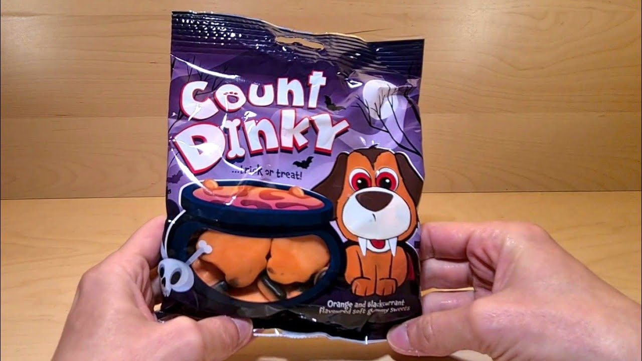 Count Dinky Orange and Blackcurrant Flavoured Soft Gummy Sweets ...