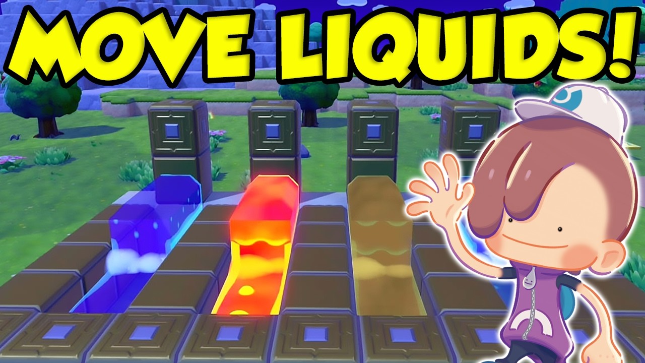 HOW TO MOVE LIQUID IN POKOPIA! How To Get Infinite Lava / Infinite ...