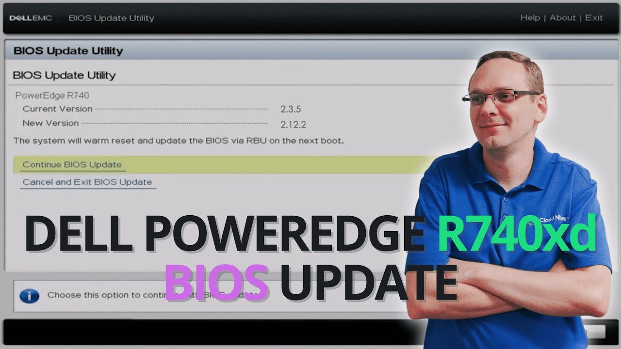 Dell PowerEdge R740xd Server BIOS Update | How to Update the BIOS | EFI ...