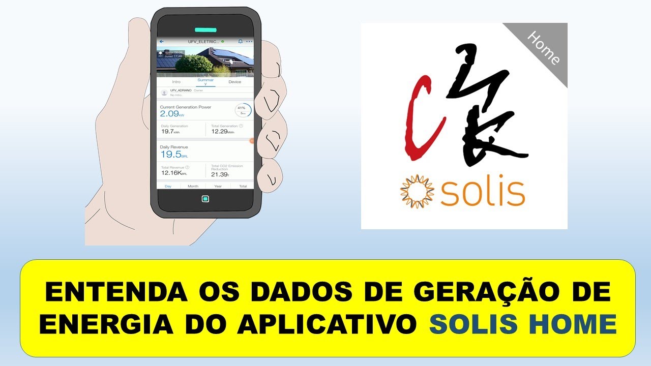 Como usar e visualizar a geração de energia solar no aplicativo Solis ...