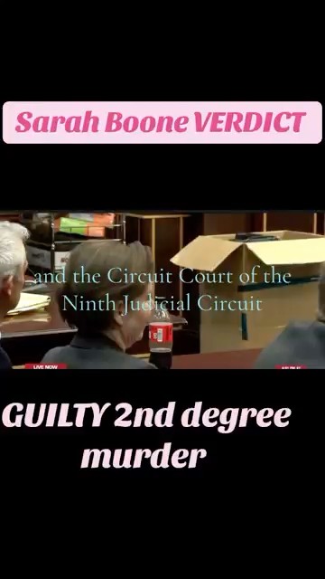 Sarah Boone found guilty of 2nd degree murder of Jorge Torres, Jr ...