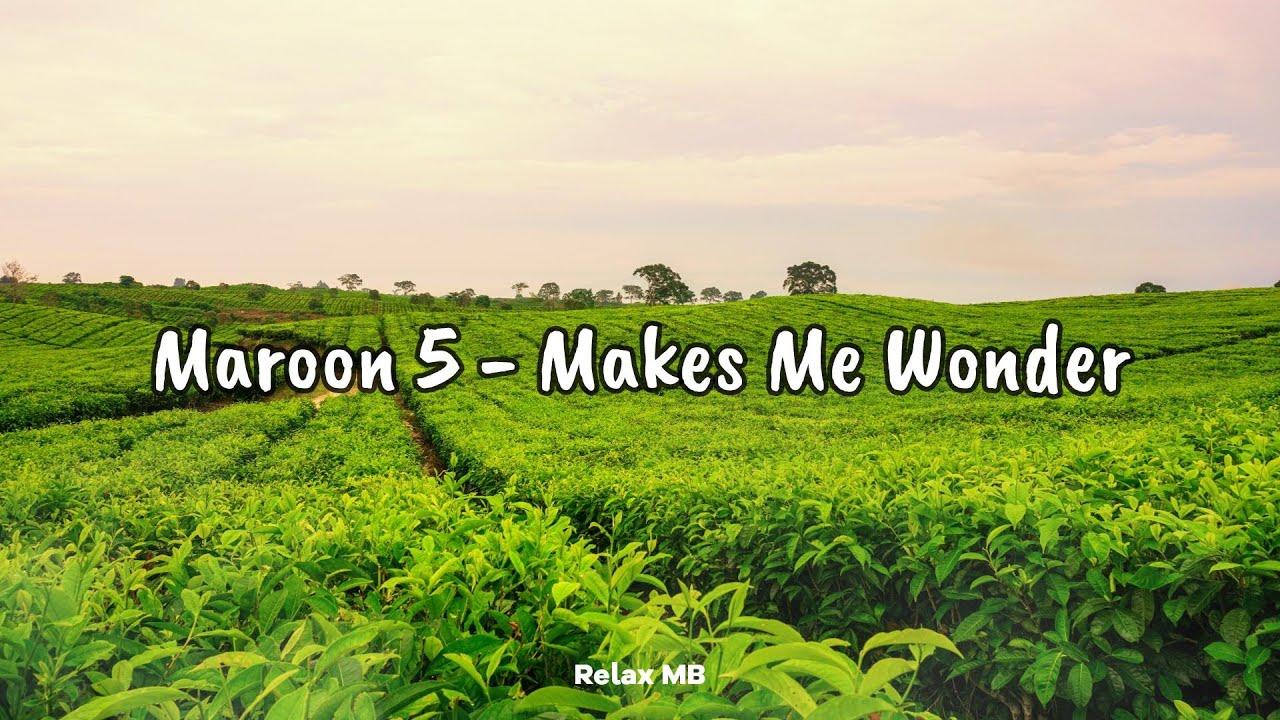 Makes Me Wonder - Maroon 5(Lyrics Video) - YouTube