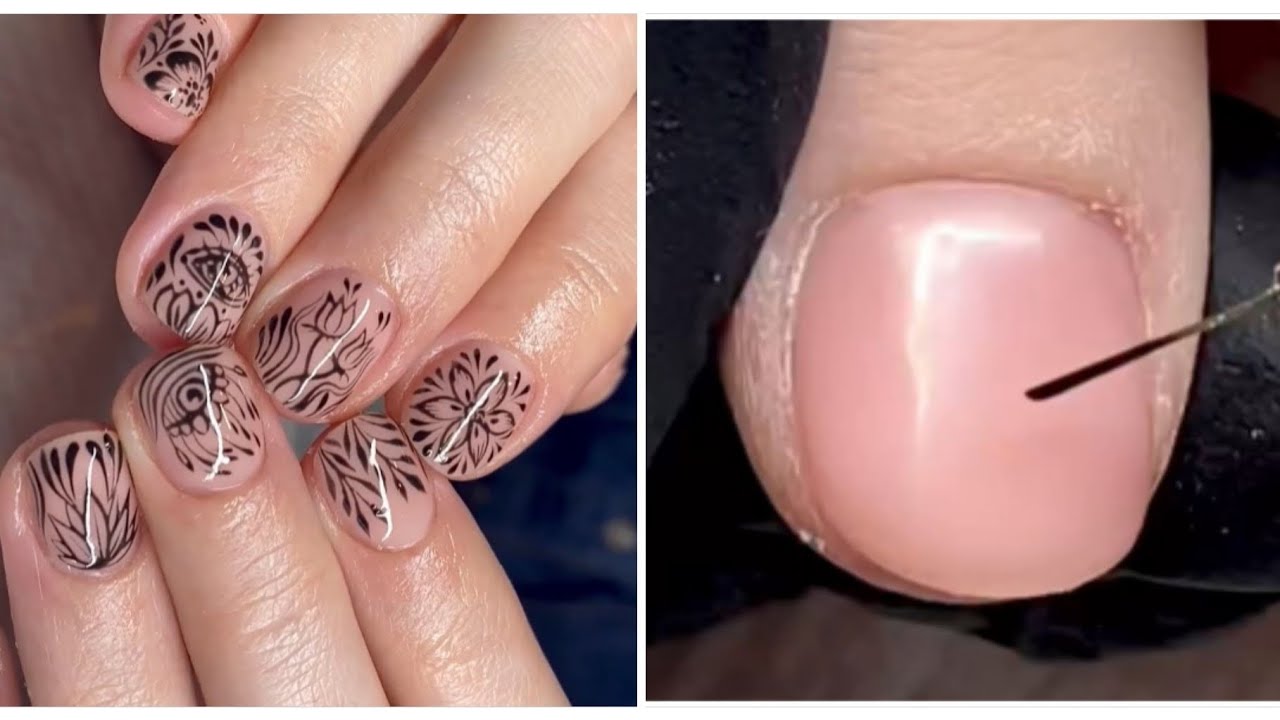 UV Gel Nail Extensions Tutorial Step by Step using Nail Forms Lesson ...