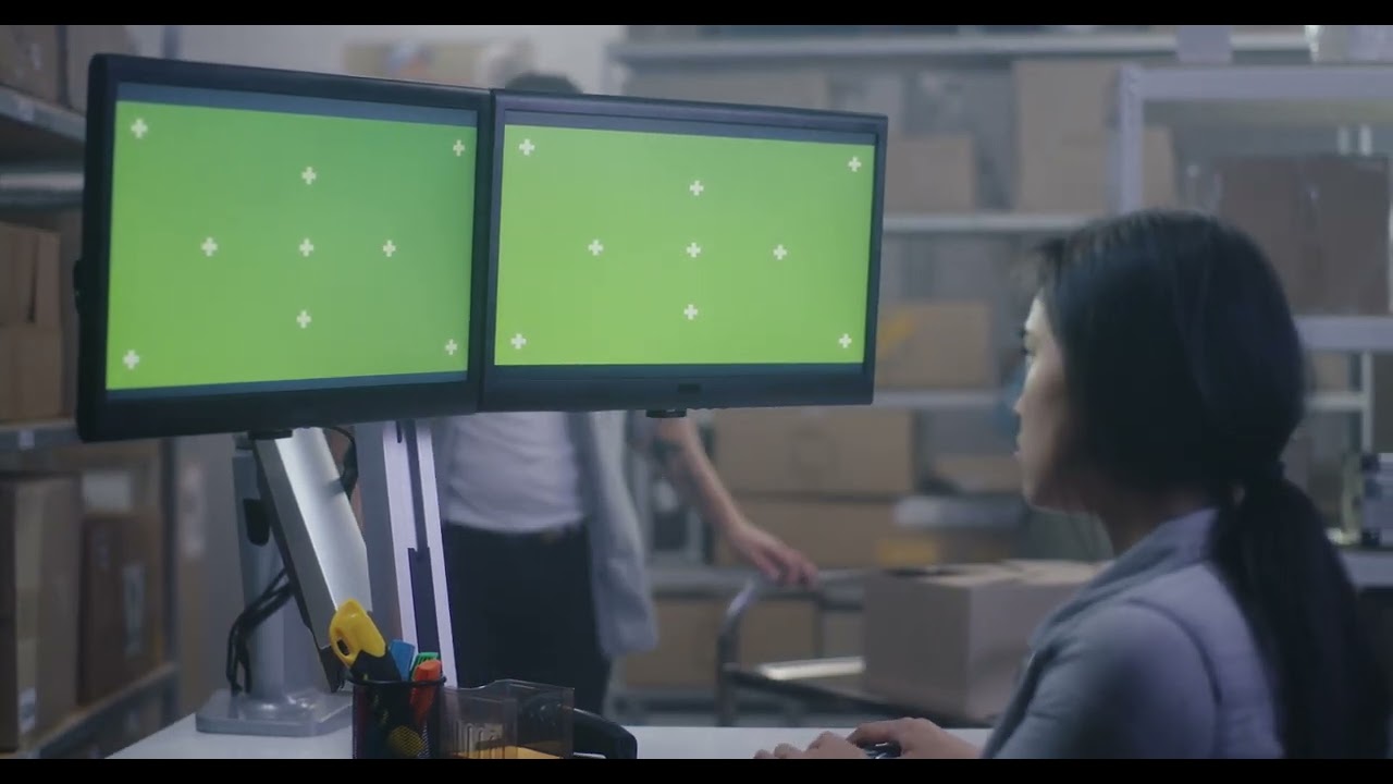 Green Screen | Busy | Computer | Concentration | Free Stock Video ...