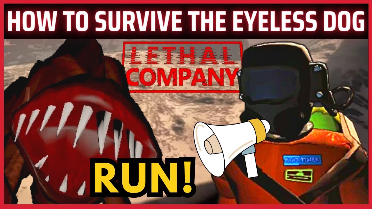 Screaming: "RUN!" in Lethal Company (Eyeless Dog) | VTuber Reacts - YouTube