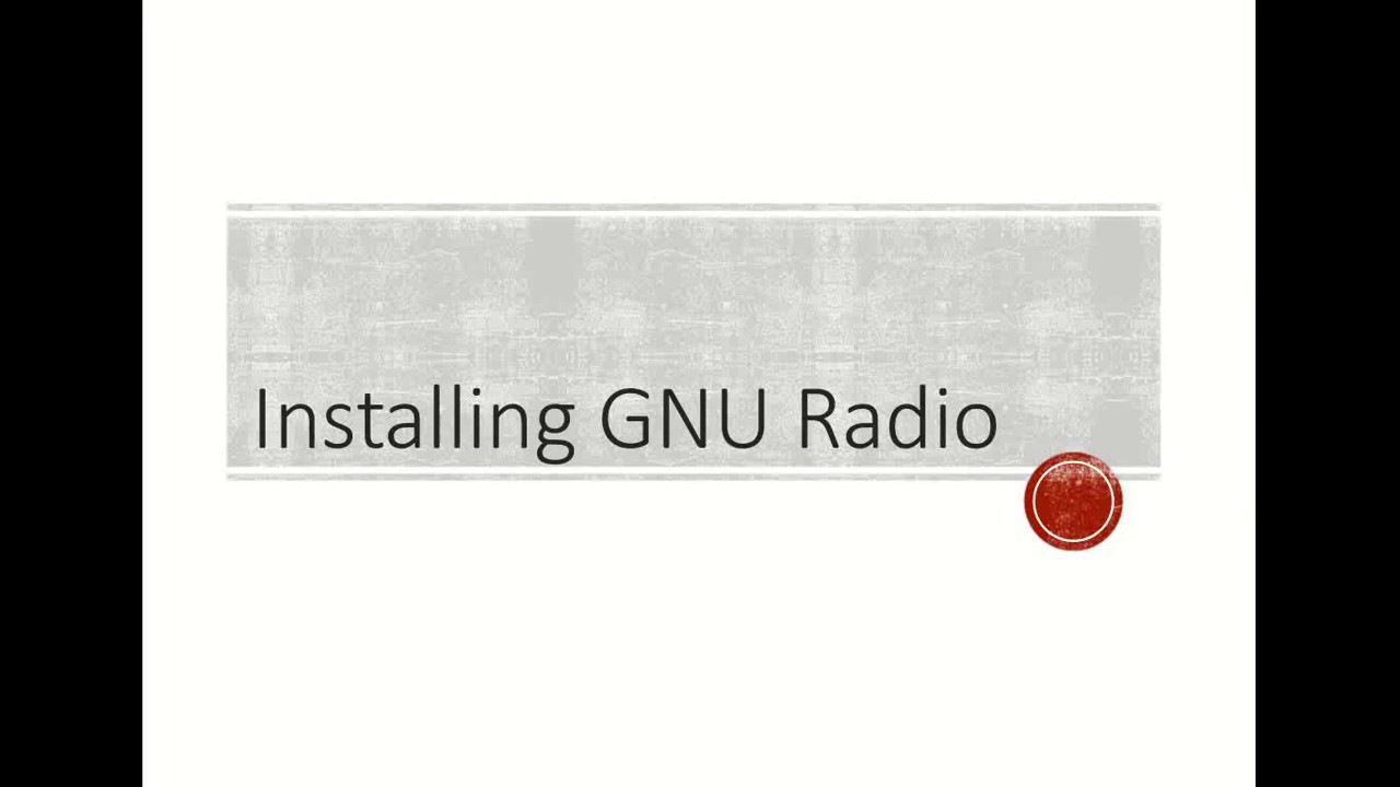 Installing GNU-Radio with RTL-SDR Source Block - YouTube