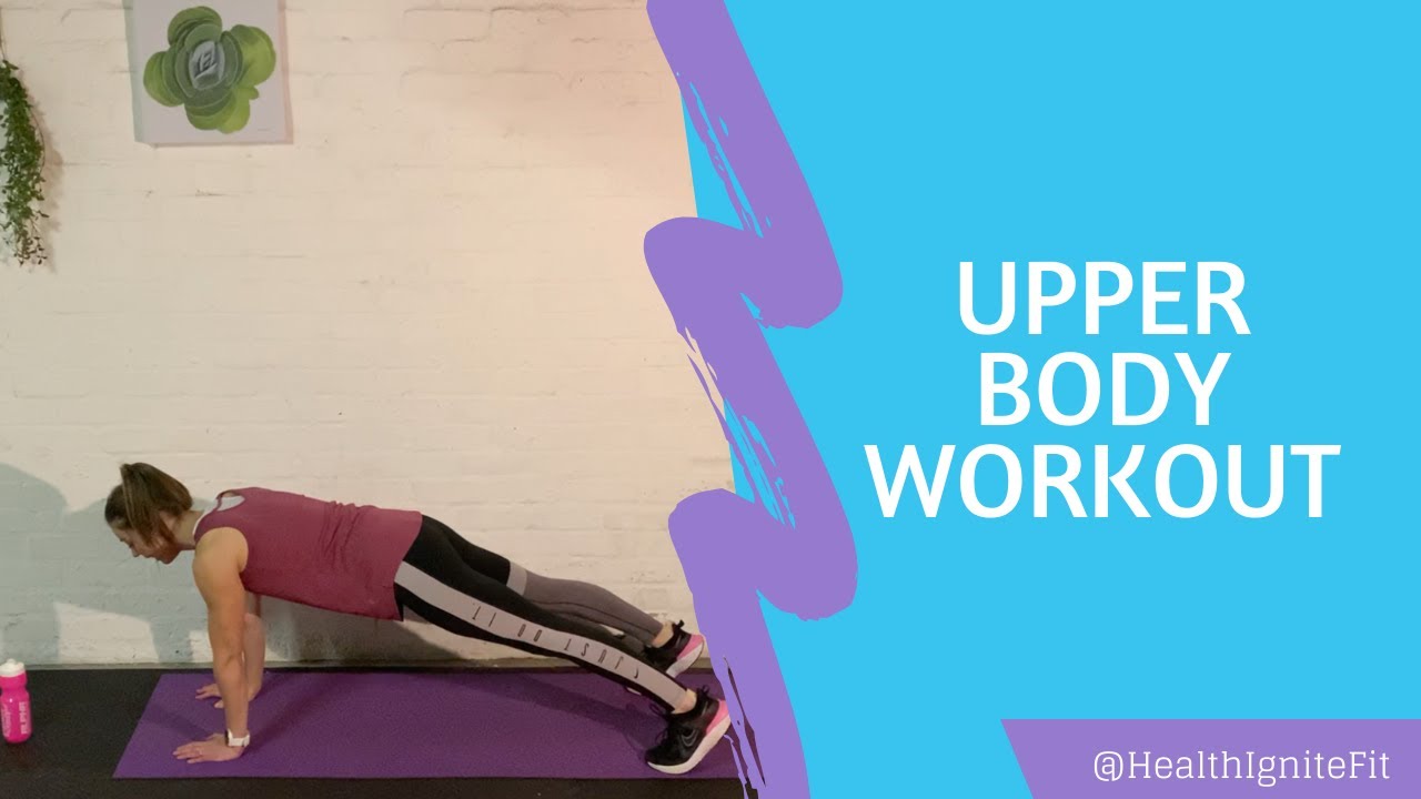 AT HOME UPPER BODY WORKOUT || NO EQUIPMENT NEEDED - YouTube