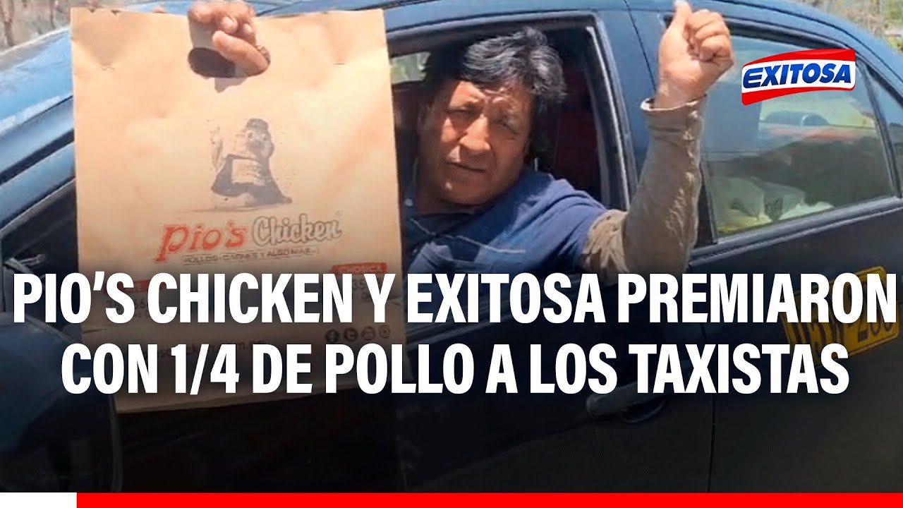 🔴🔵Pio's Chicken y Exitosa premiaron 1/4 de pollo a la brasa a los ...