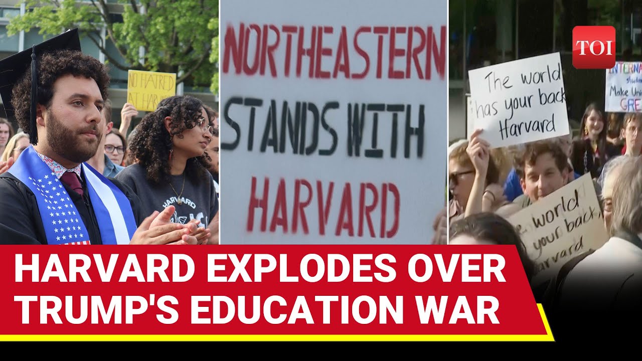 Harvard University Students REVOLT Against Trump Over 'RACIST' Attacks ...