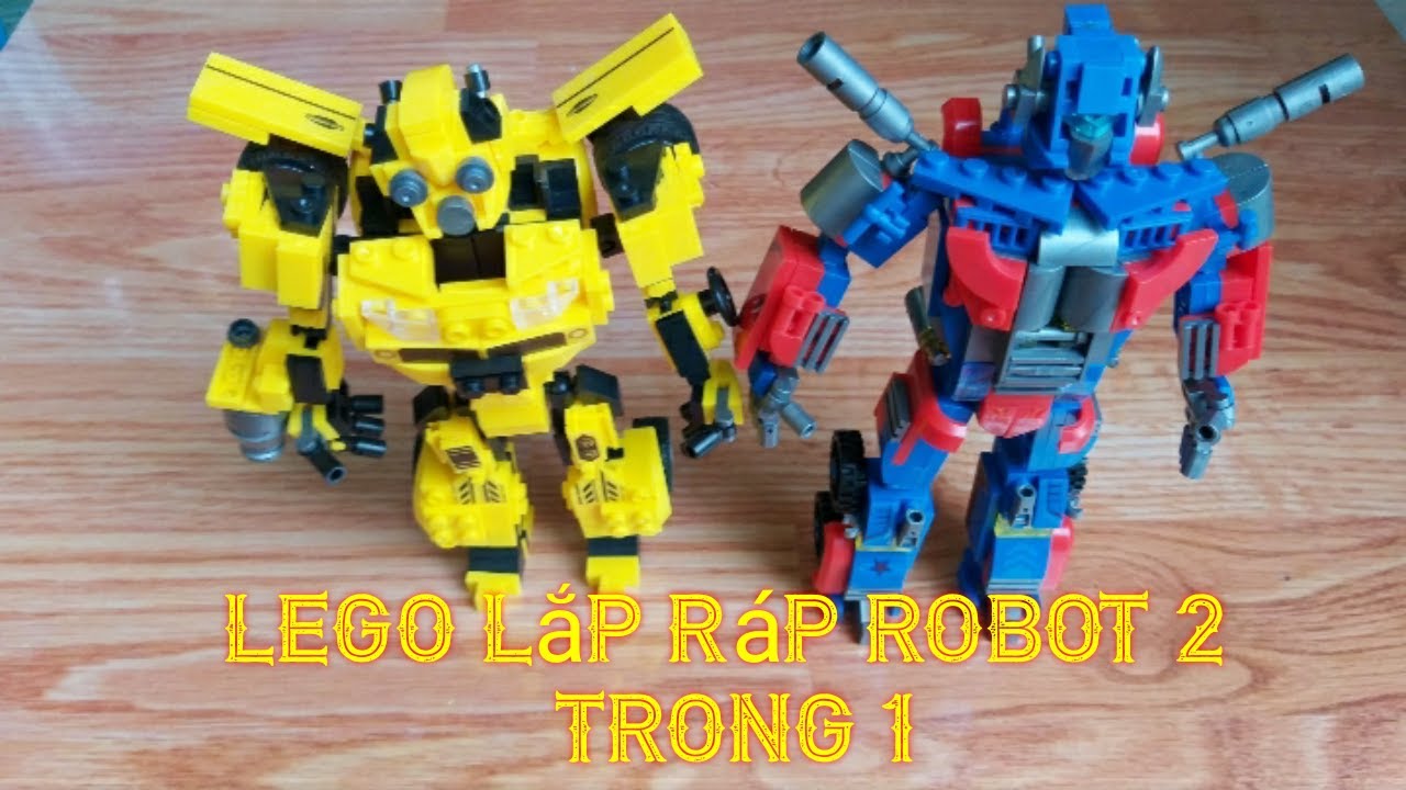 Lego assembling robots 2 in 1 - YouTube