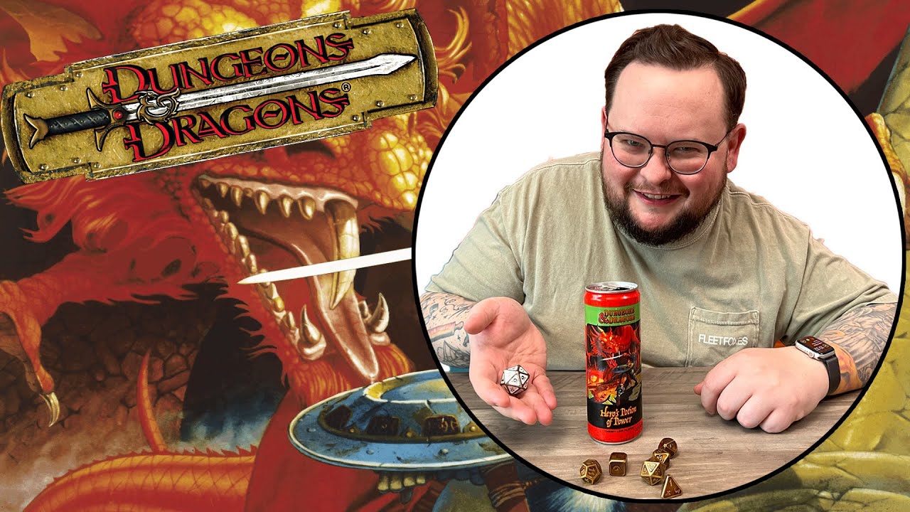 Dungeons & Dragons: Hero's Potion of Power - D&D Energy Drink Review ...