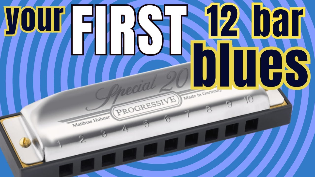 Your FIRST 12 Bar Blues on Harmonica - YouTube