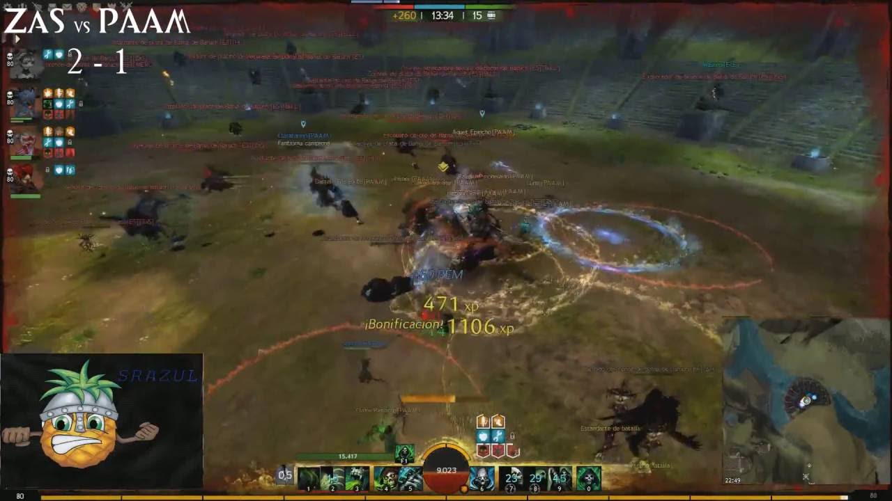 Ascalonian Zerg [ZaS] VS Malibu Team [PAAM] - YouTube