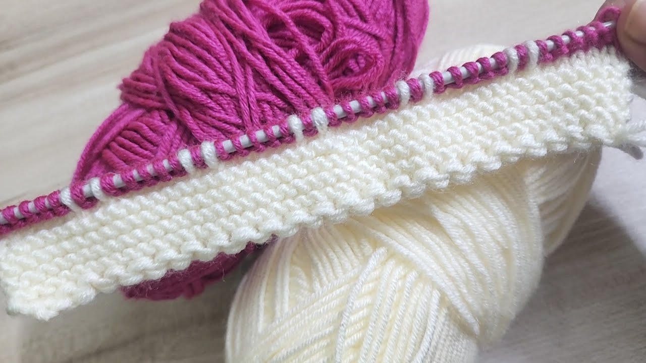 Knitting design | Two colors sweater design | Sweater Design - YouTube