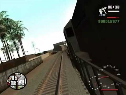 GTA SA RAILWAY TRACK CHANGE - YouTube