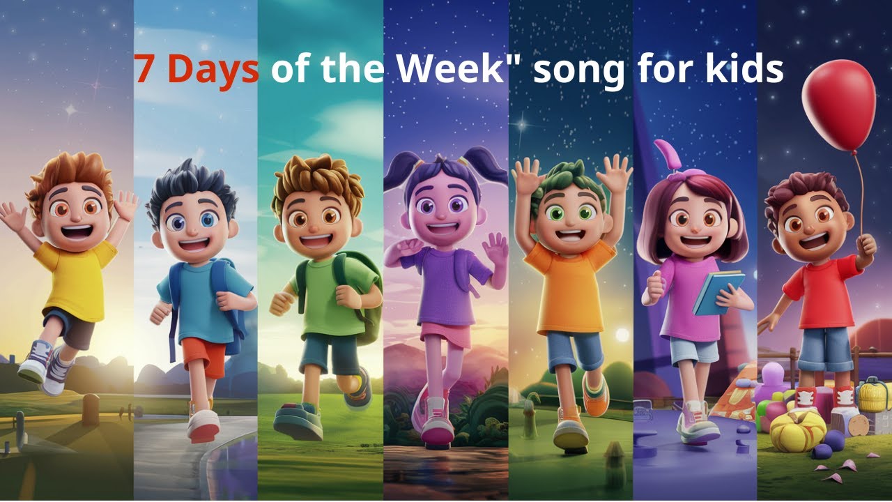 " Song🎶🧑"Learn the 7 Days of the Week with a Fun Song for Kids ...