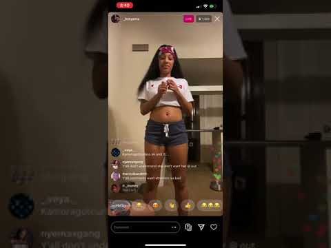 Nyema on live with her Girlfriend !! 04/05/2020