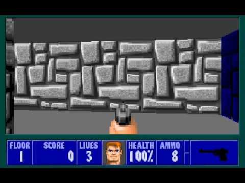 *WOLFENSTEIN 3D SECRET* very very little known secret for episode 1 ...