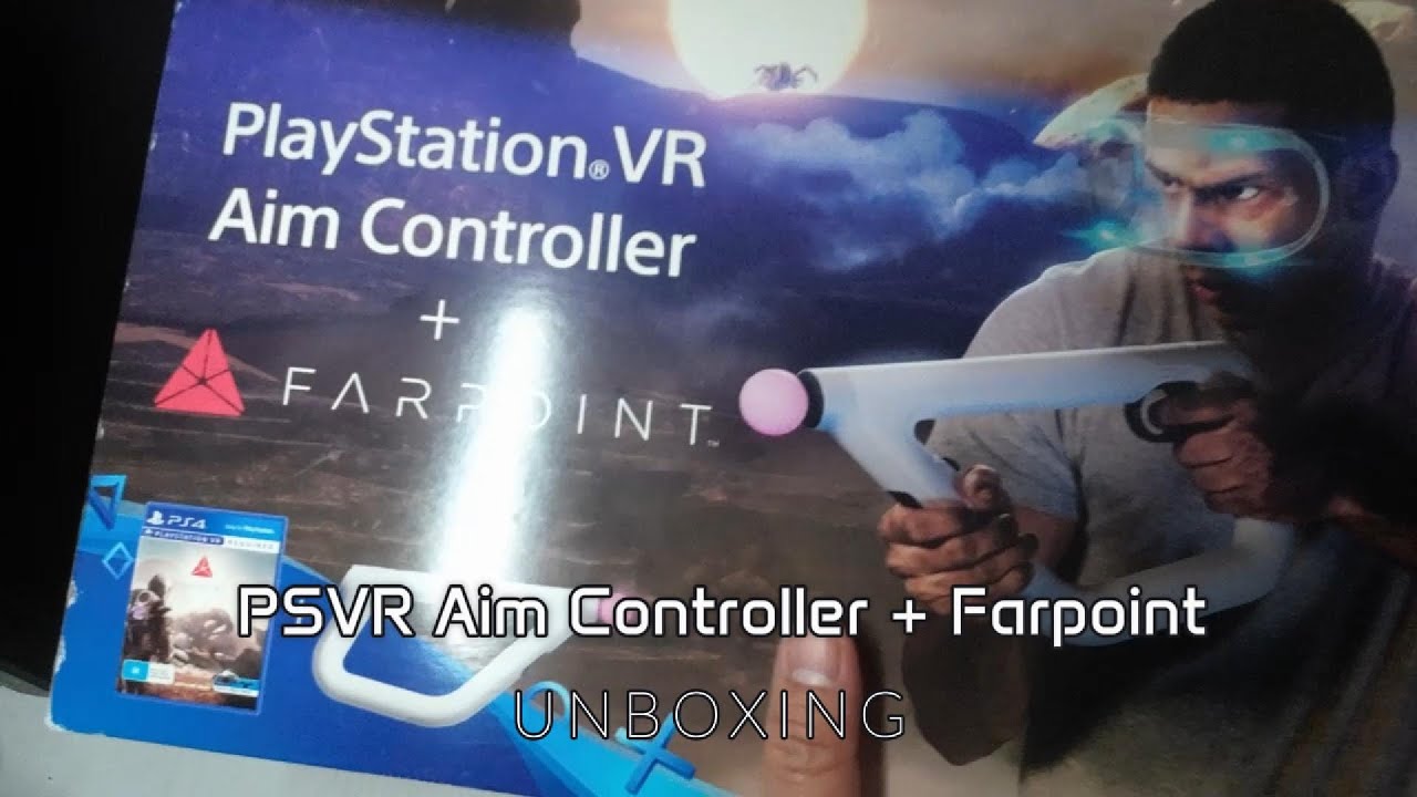 Unboxing PlayStation PS VR Aim Controller + Farpoint Game - YouTube