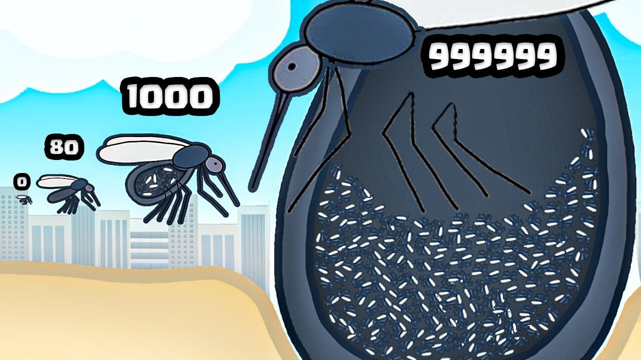 Growing a Mosquito to MAX LEVEL INSECT - YouTube