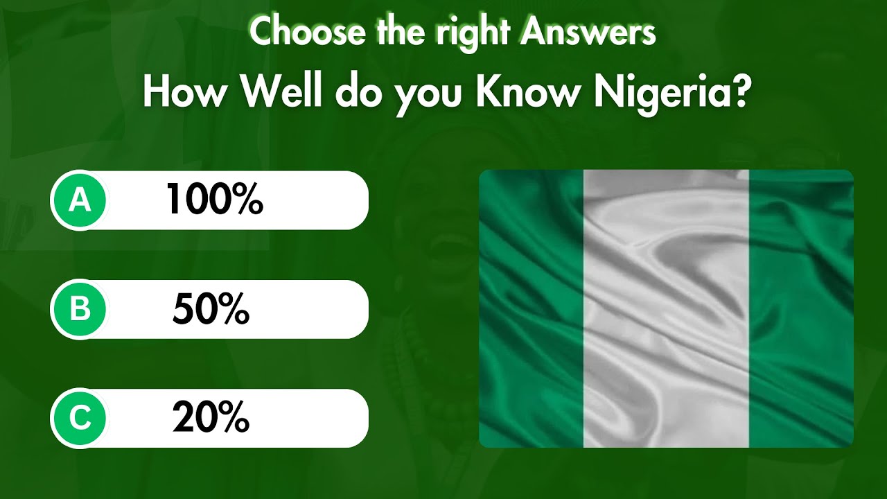 "How Much Do You Know About Nigeria? Ultimate Quiz on Its People" - YouTube