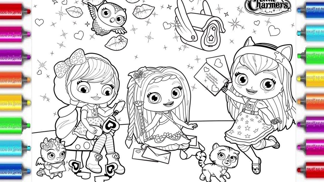 Coloring Pages Little Charmers - New Color Book 2022 - YouTube