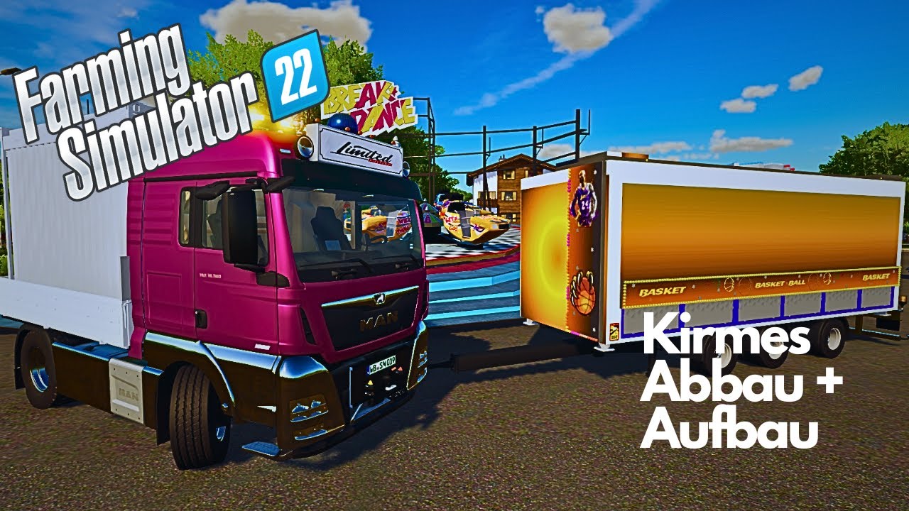 FS22 Kirmes Abbau und Aufbau auf dem neuem Platz #fs22 #kirmes #mods ...