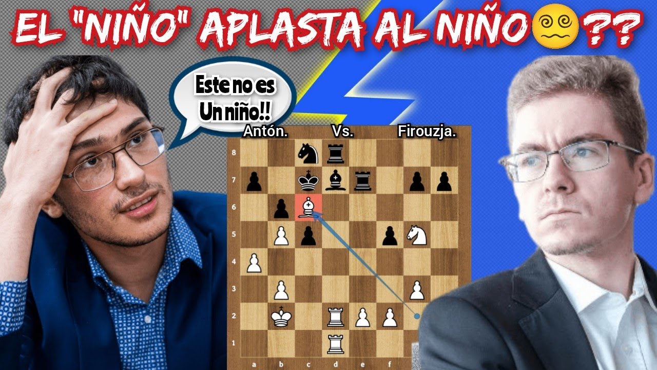 EL "NIÑO" APLASTA AL NIÑO😵‍💫! | Antón vs. Firouzja | (Torneo de ...