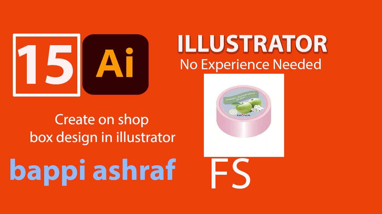 Create on shop box design in illustrator - YouTube