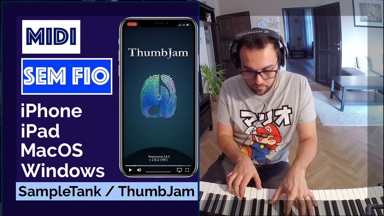 MIDI Sem Fio via wi-fi no iPhone e iPad / Mac ou Windows - YouTube