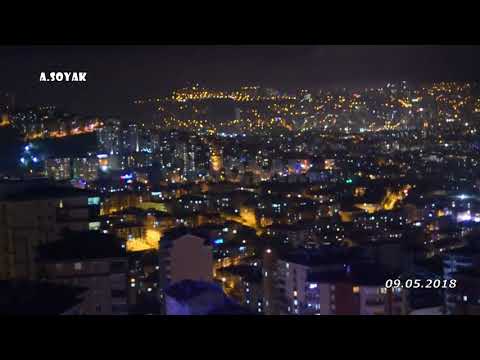 Gece teleferik manzarası 1 (09.05.2018)