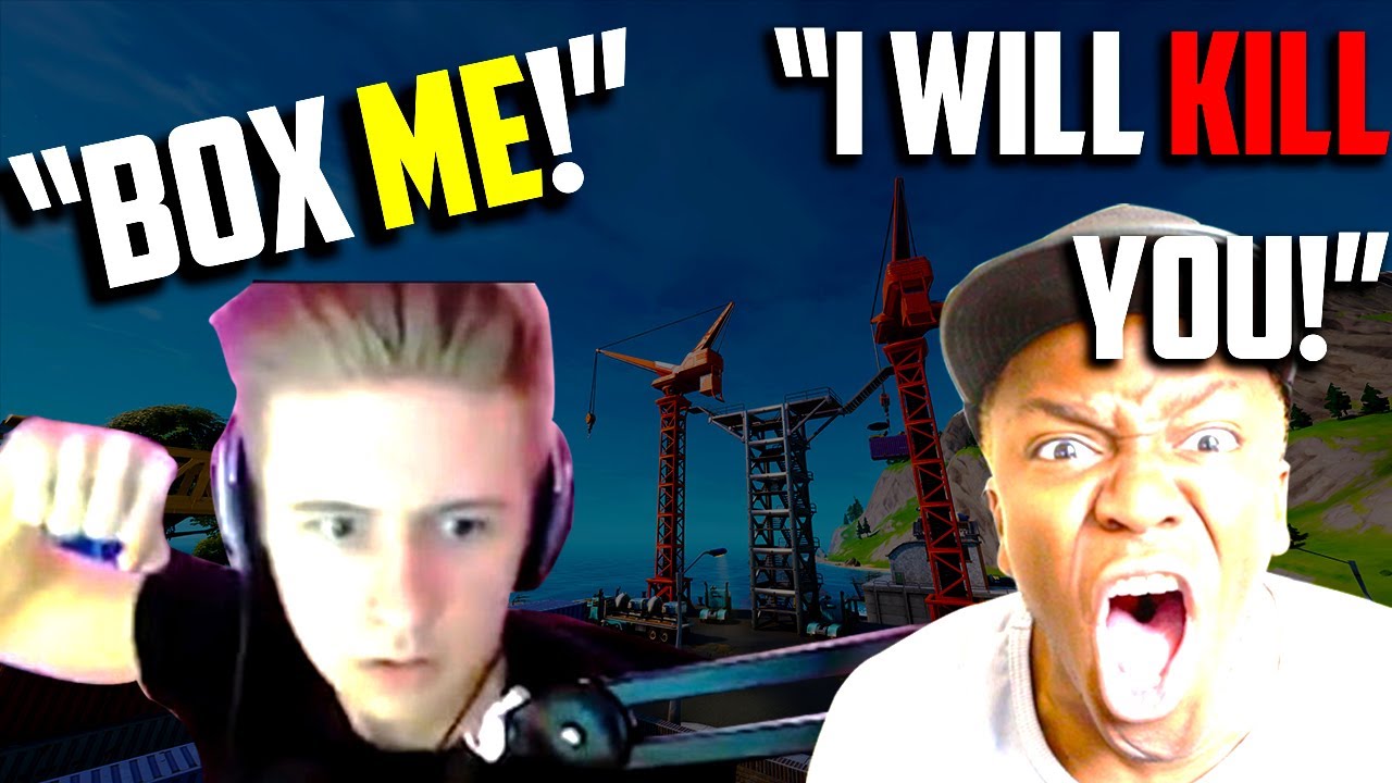 Symfuhny and KSI rage at fortnite - YouTube