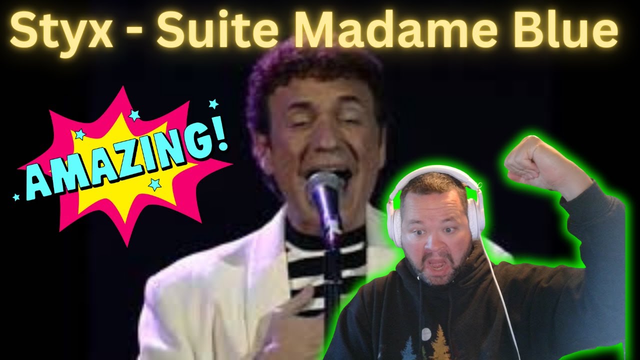 Styx - 1996 - Suite Madame Blue (Live) FIRST TIME REACTION!! This dude ...