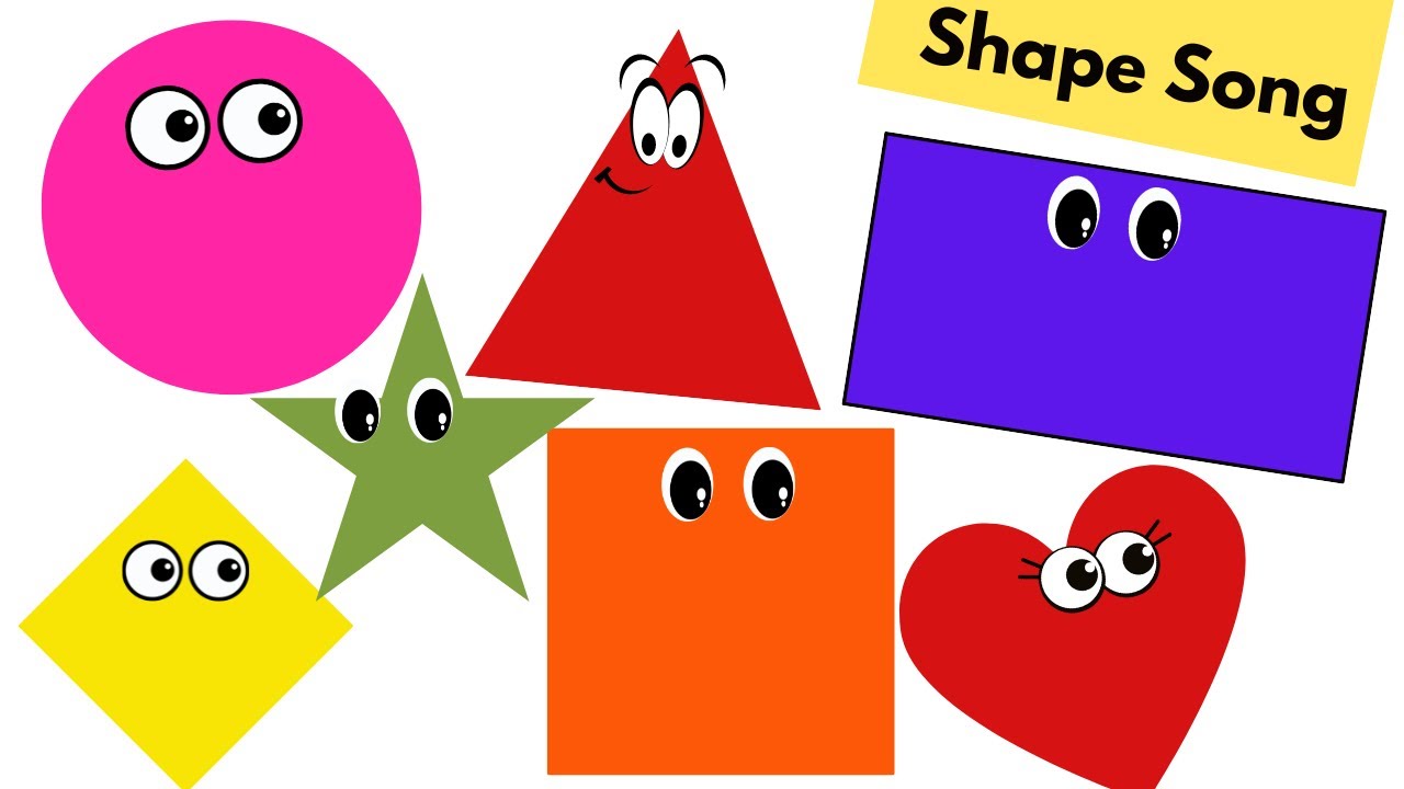 Shapes Song | learn shapes | kids learning | nursery rhymes | childrens ...