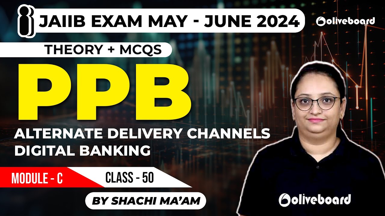 JAIIB Exam 2024 | PPB | Theory + Mcqs | Alternate Delivery Channels ...