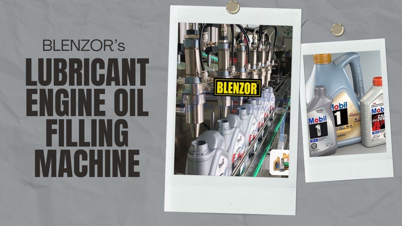 LUBE ENGINE OIL PACKING MACHINE PLANT - YouTube